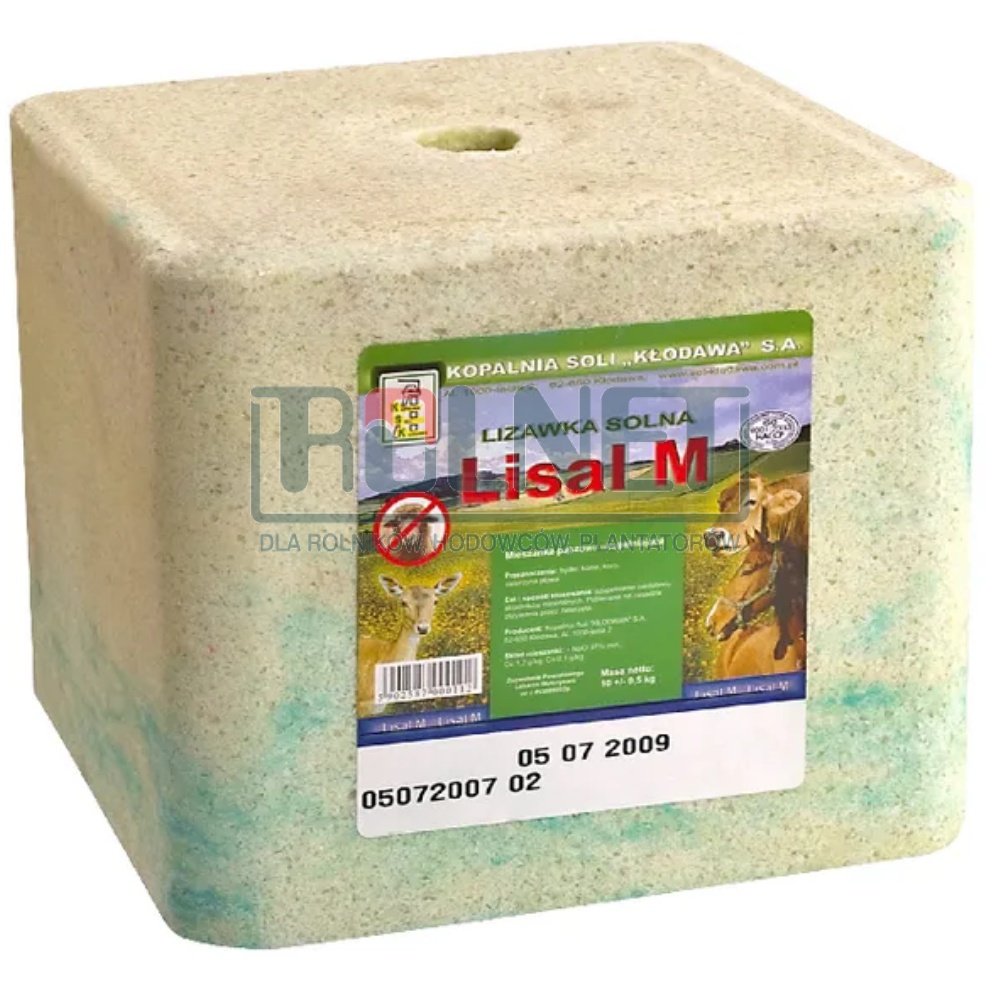 Lizawka solna Lisal-M 10 kg – sól z mikroelementami dla bydła, koni ...